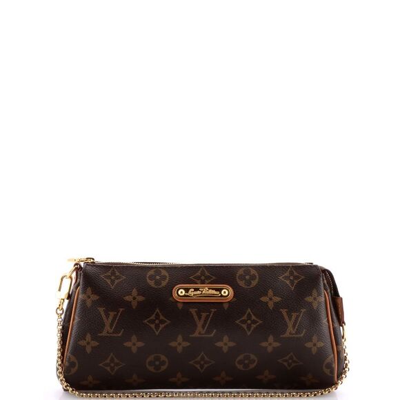 Louis Vuitton | Bags | Louis Vuitton Eva Handbag Monogram Canvas Brown ...